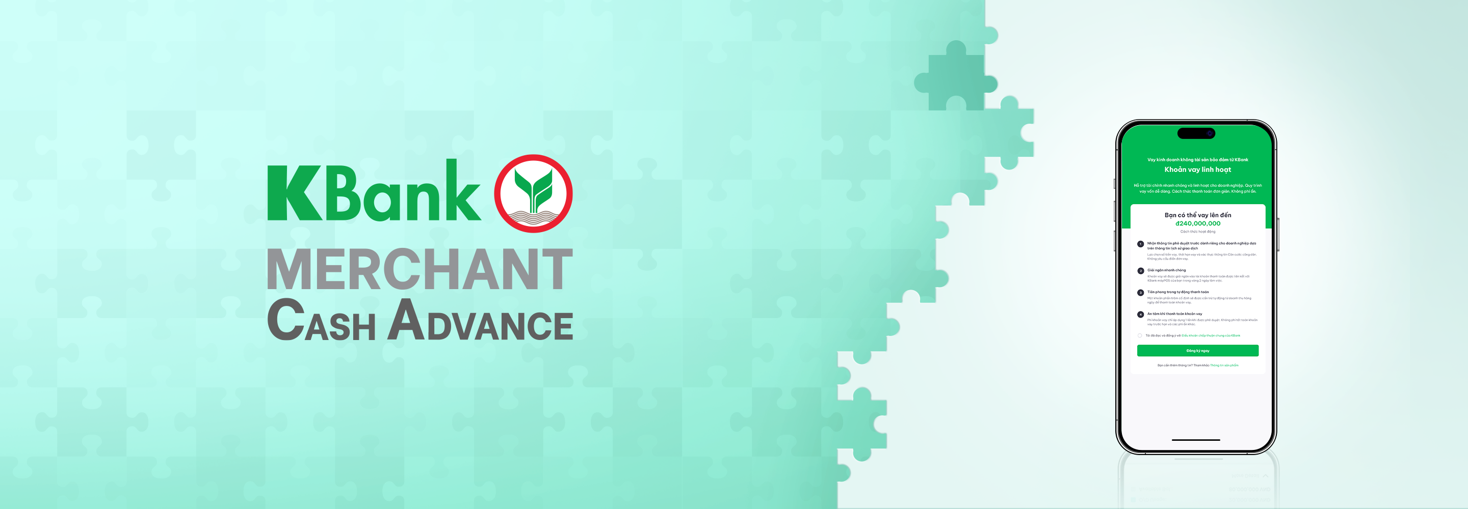 Khoản vay linh hoạt từ KBank